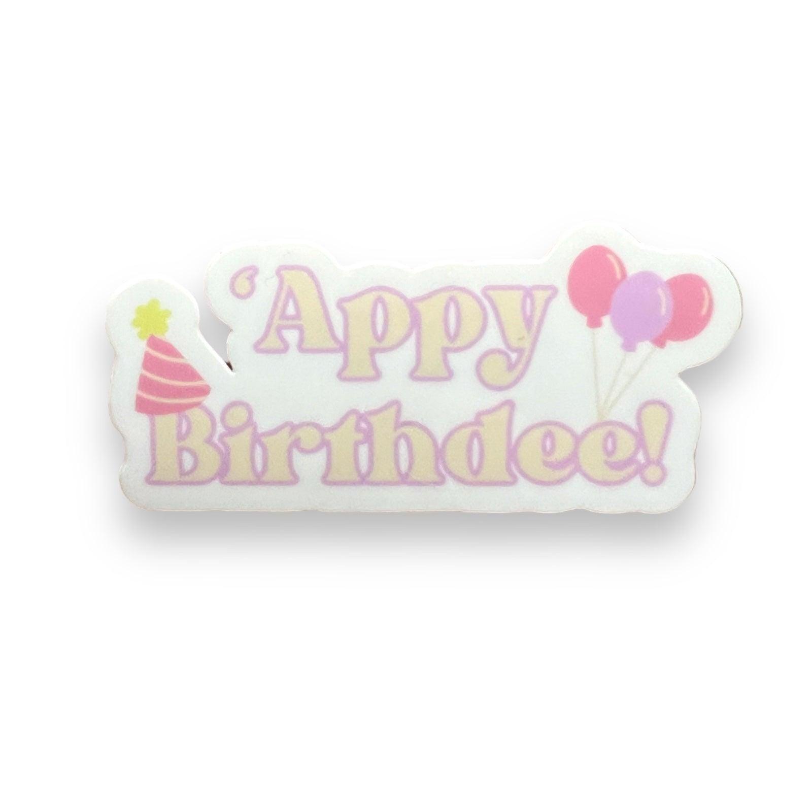 Appy Birthdee Waterproof Sticker | Funny Scouse Stickers – The Scouse ...