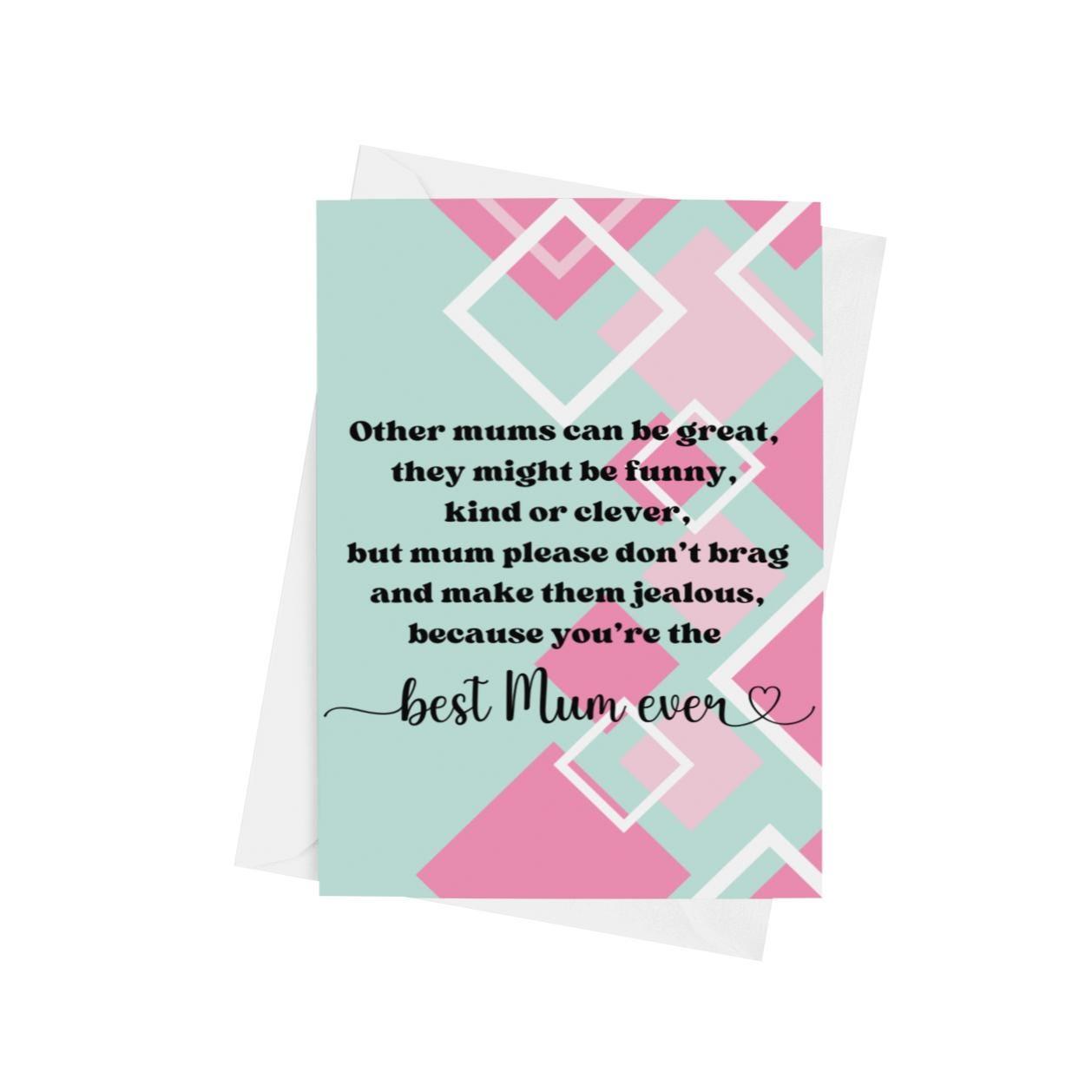 Best Mum Ever Poem Card | Funny Scouse Cards & Liverpool Greetings ...