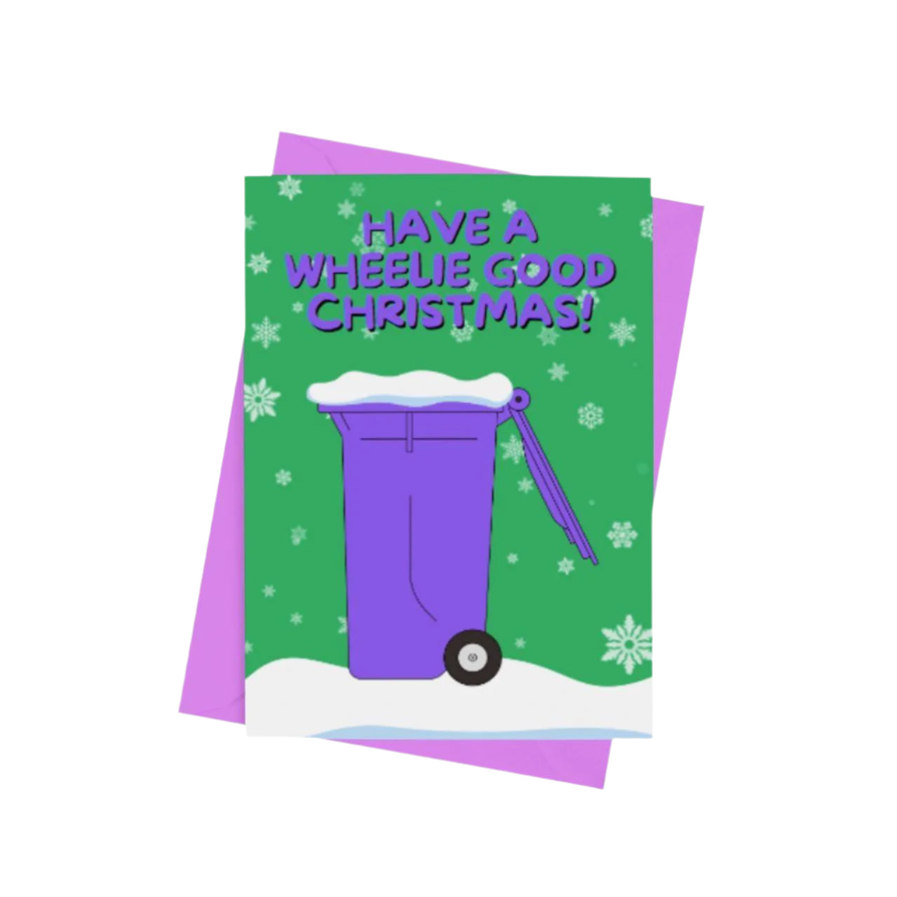 Have A Wheelie Good Christmas Card | Scouse Cards – The Scouse Bird Shop