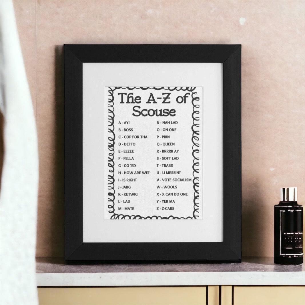 A-Z of Scouse Print | Scouse Prints & Liverpool Wall Art – The Scouse ...